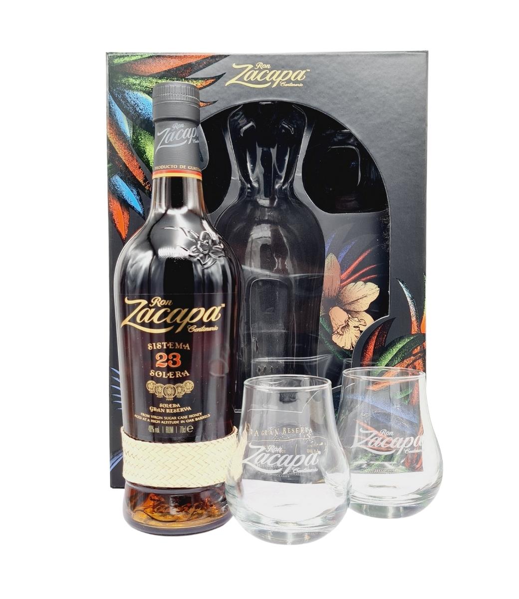 Rom Zacapa Centenario 23 Ani 0.7L+2 Pahare - Finebar